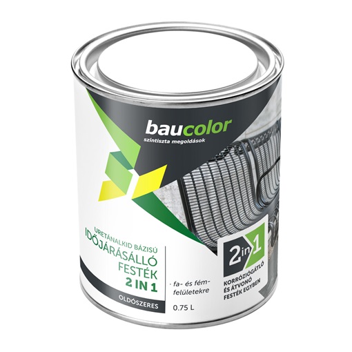 Baucolor Időjárásálló festék 3:1-ben s.barna 2,5 L - Anda Festékáruház ...
