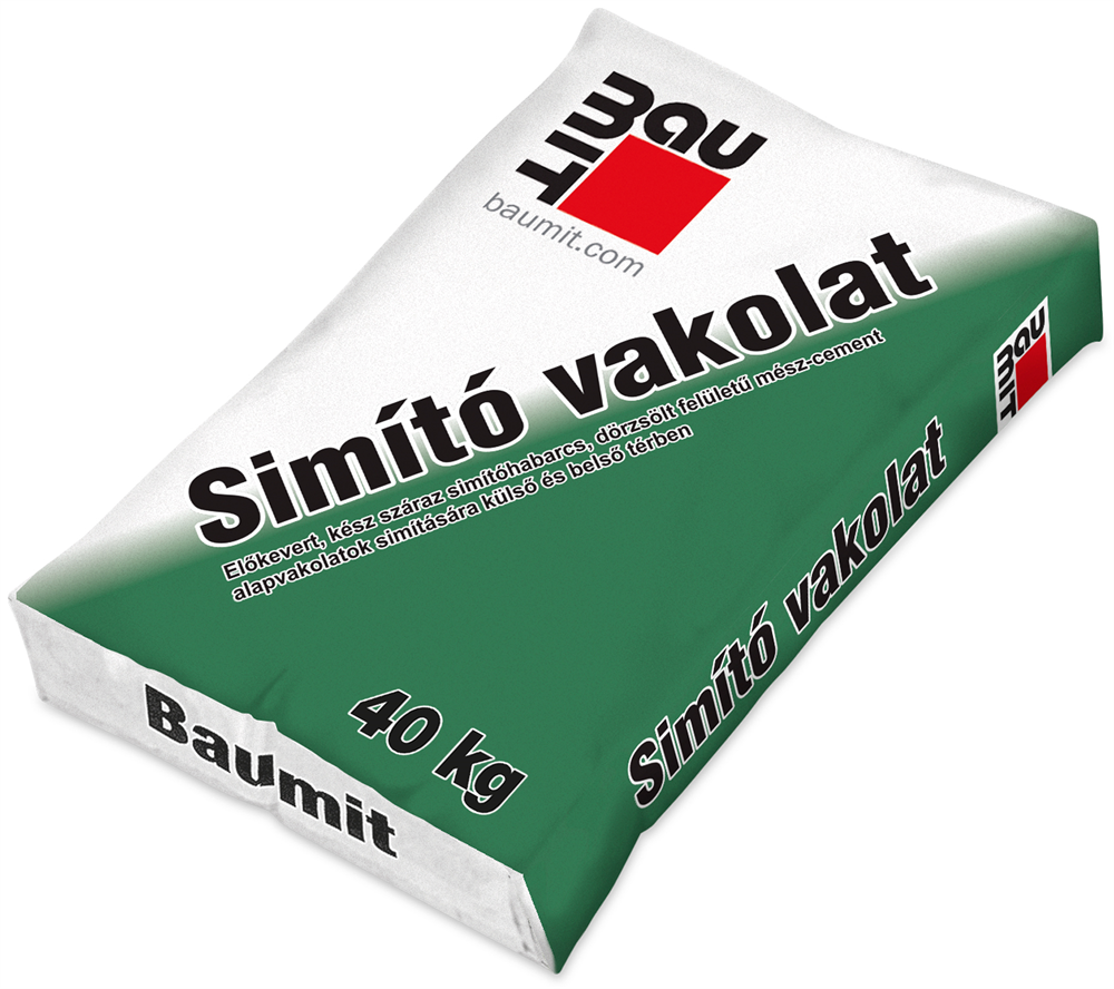 Baumit Simító vakolat 40 kg - Anda Festékáruház – Az ország legnagyobb ...