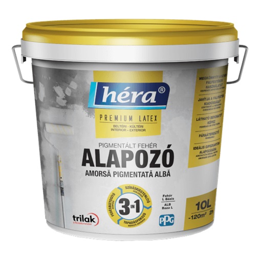 Héra prémium 3in1 pigmentált alapozó 10 L - Anda Festékáruház – Az ...