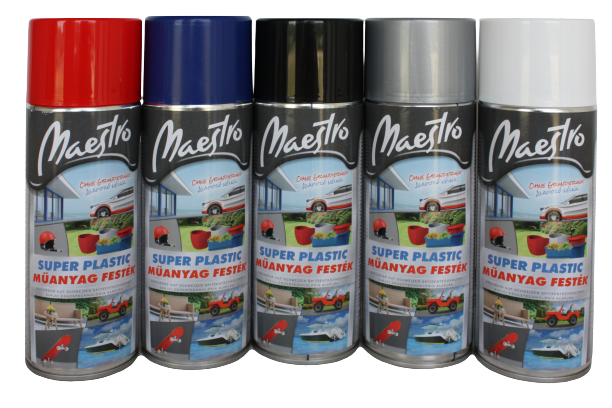 Maestro Super Plastic műanyagfesték kék aer. 400ml - Anda Festékáruház ...