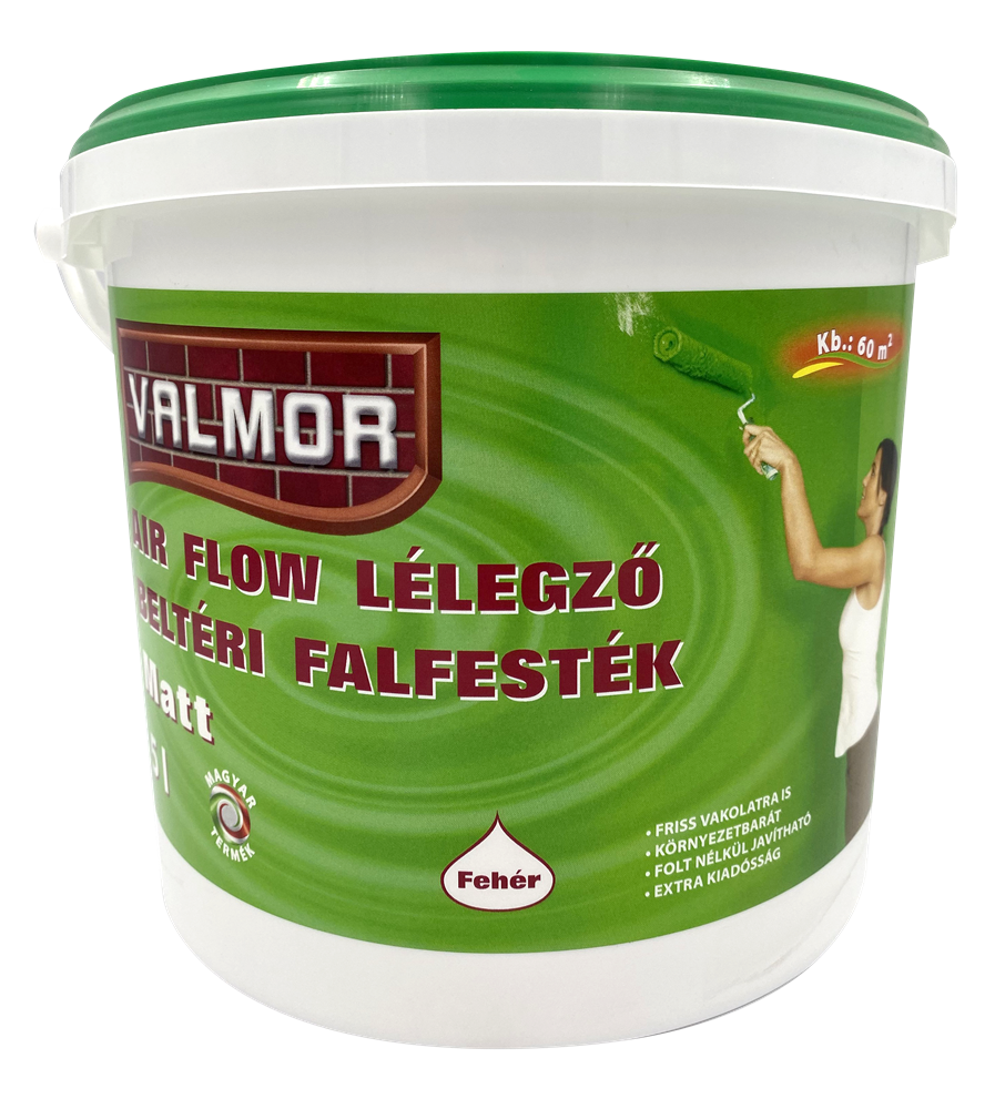 Valmor air flow - lélegző beltéri falf. fehér 5 L - Anda Festékáruház ...